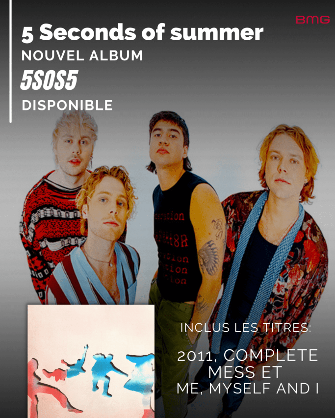« 5SOS5 » l’album du groupe 5 Seconds of Summer | Mes rendez-vous